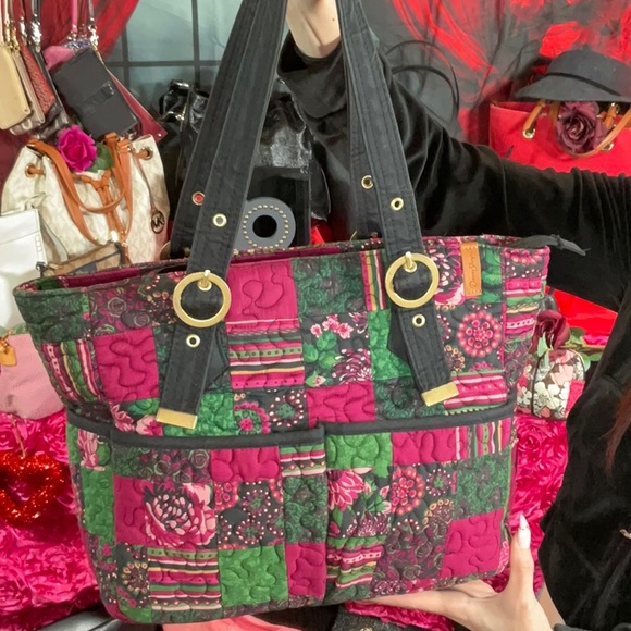 Bags | 18 Donna Sharp Quilted Tote | Poshmark